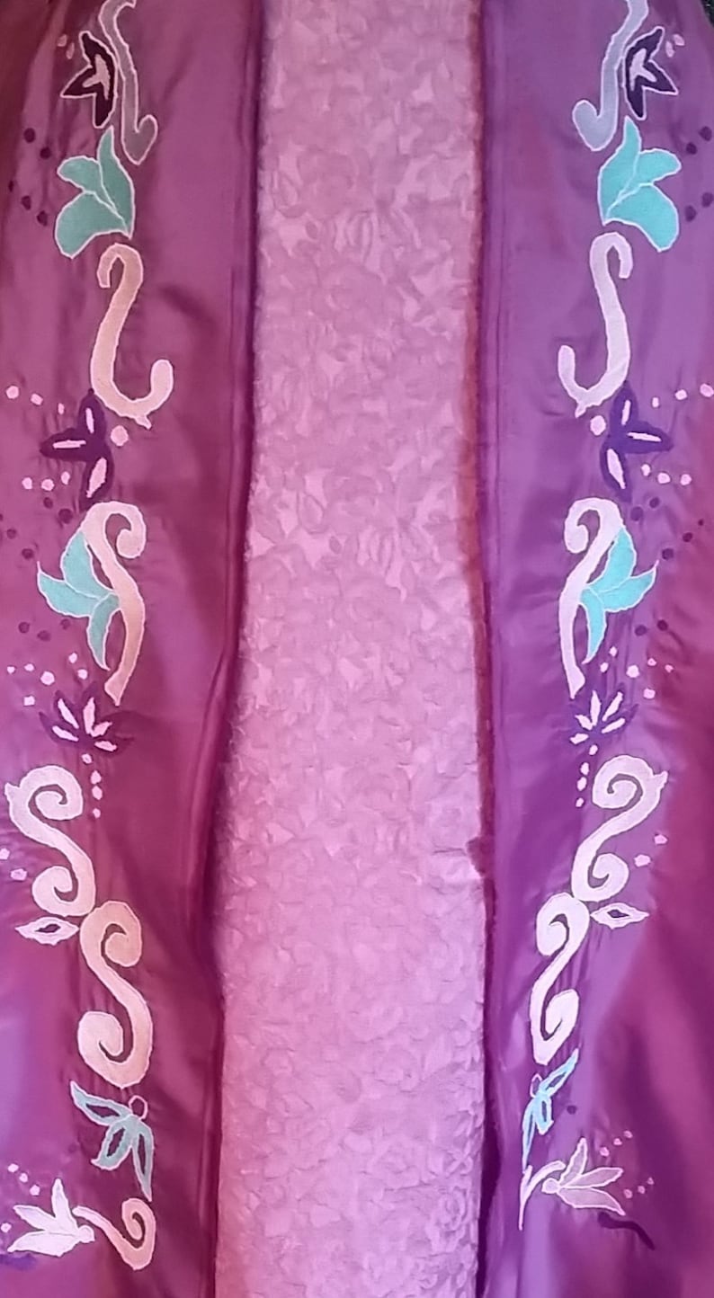 Rapunzel Embroidery - Rapunzel Skirt Embroidery - Machine Embroidery ...