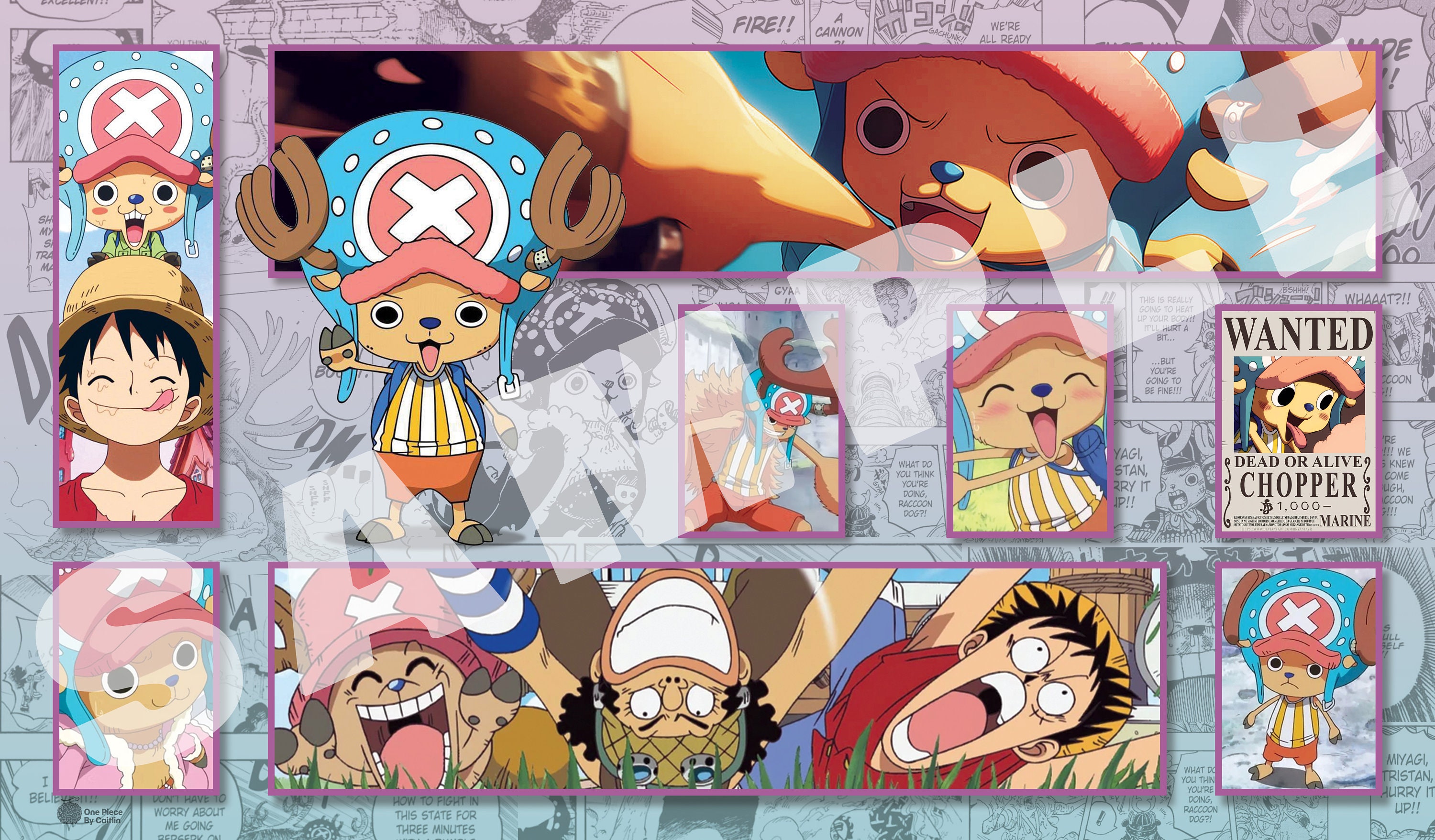 One Piece TCG Playmat: Tony Tony Chopper digital File - Etsy