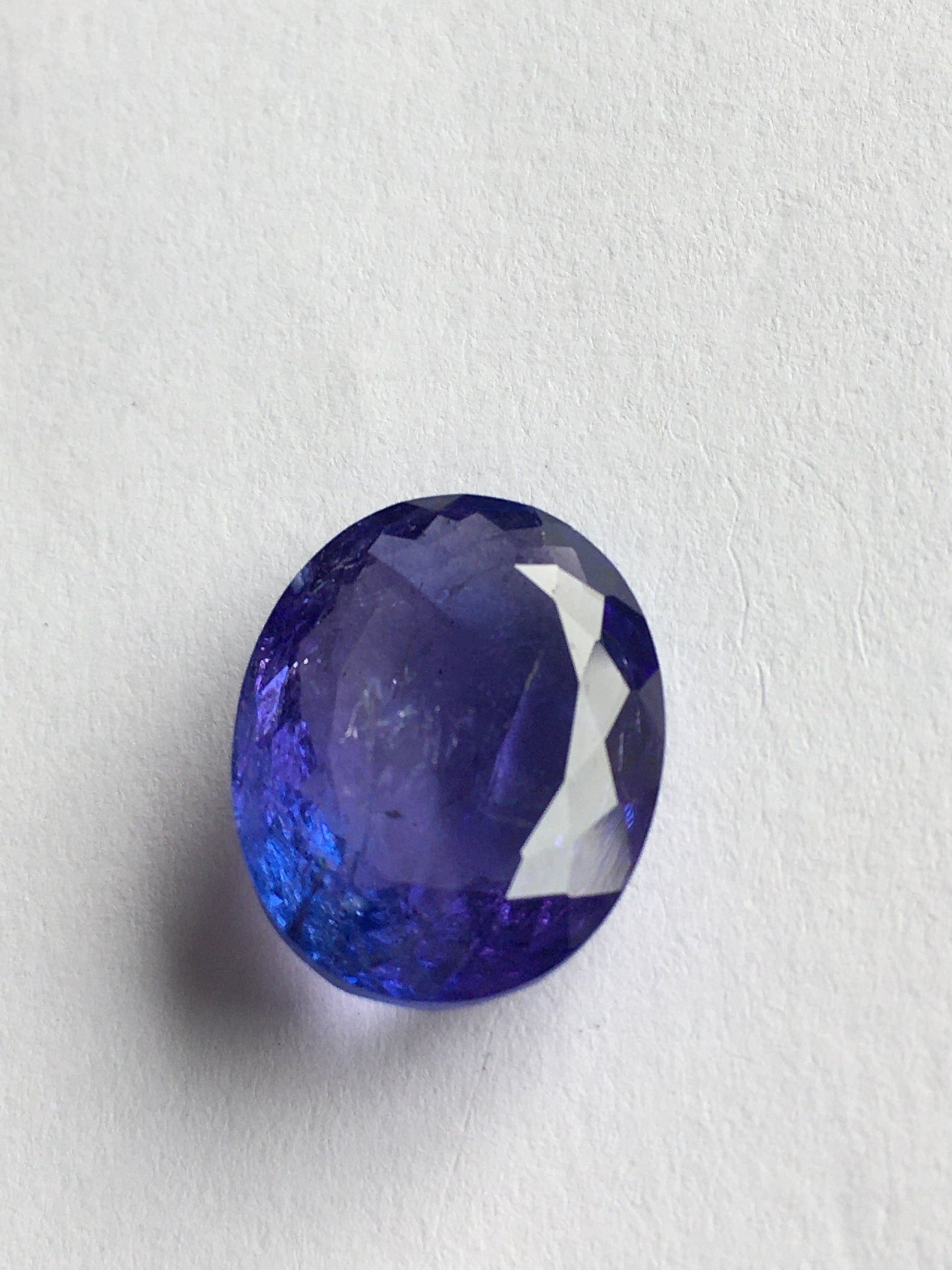 Hermosa tanzanita natural facetada piedra preciosa de forma | Etsy