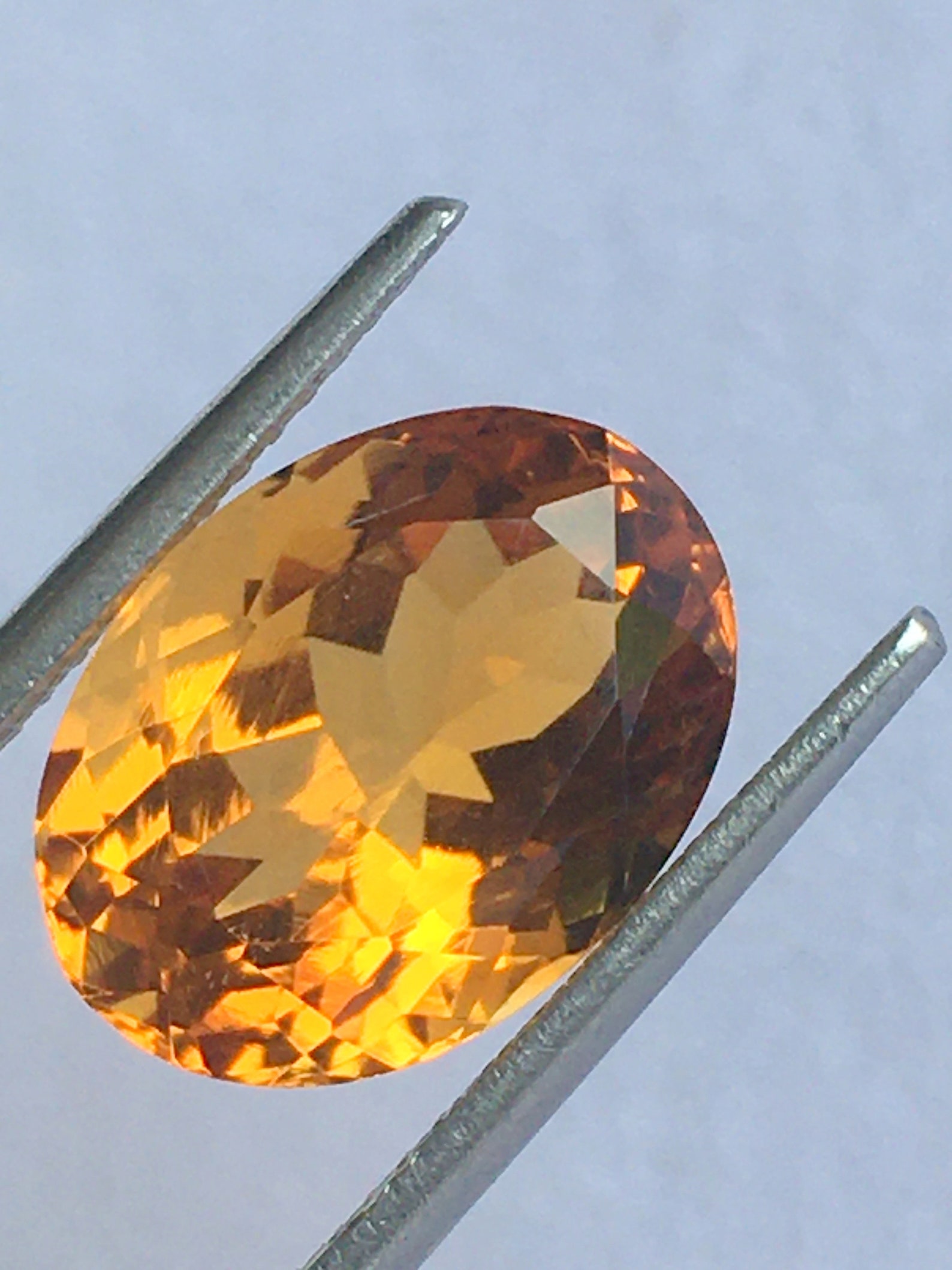 NATURAL CITRINE GEMSTONE-Fine Quality Faceted Citrine 3Ovals | Etsy