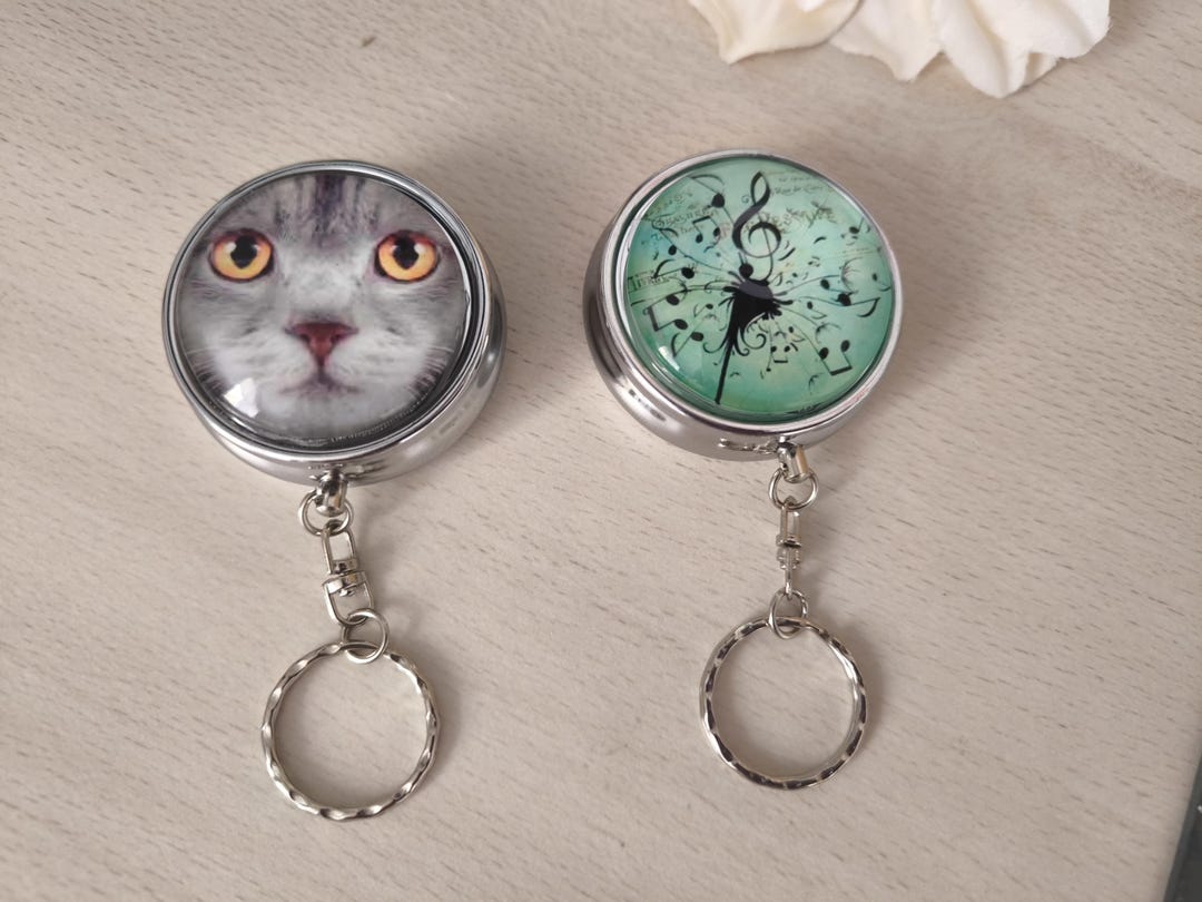 Metal Pocket Ashtray With Key Ring – Compact and Practical Design - Etsy