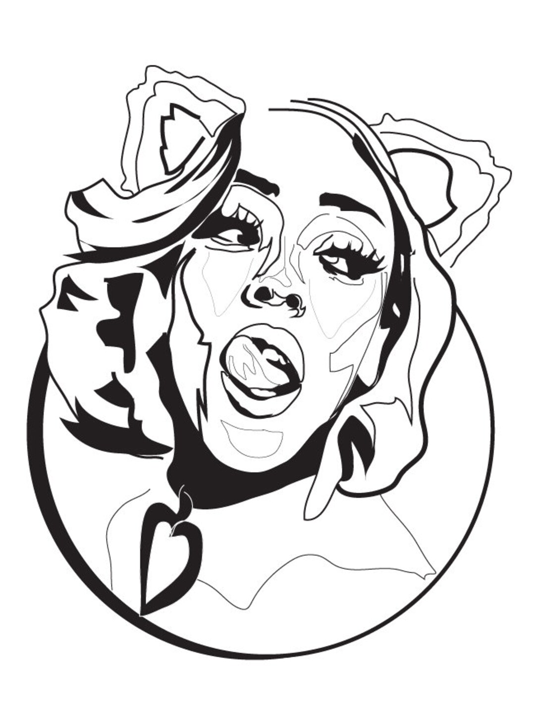 Doja Cat Meow Graphic Art Print Music Singer - Etsy