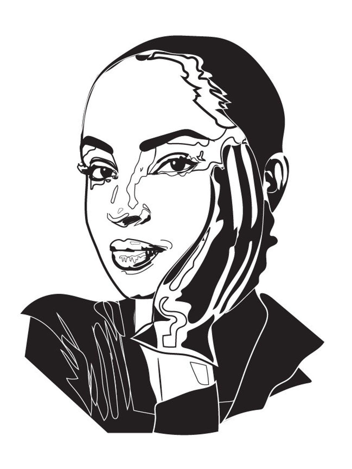 Sade - Graphic Art Print - Music - Singer - Etsy