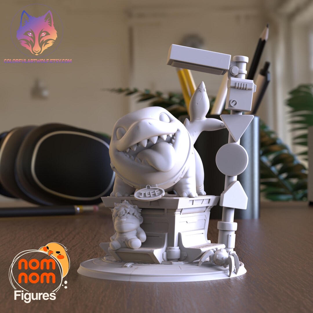 Chibi Best Boi | Nomnom Figures | High Detail 3D Print | Unpainted or ...