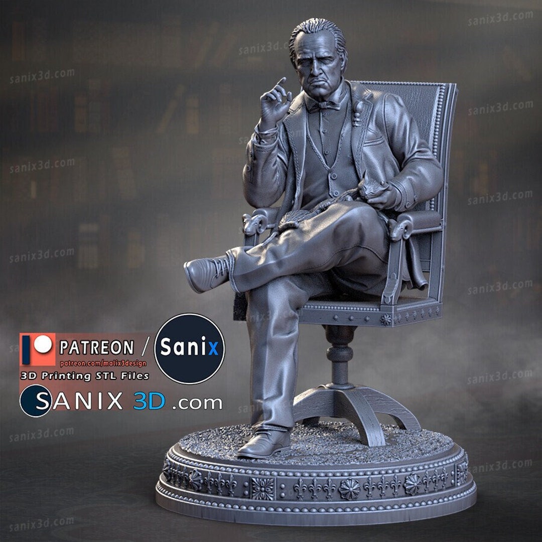 The Mafia Boss | Resin 3D Print | Sanix3d | Display Figure | Unpainted ...