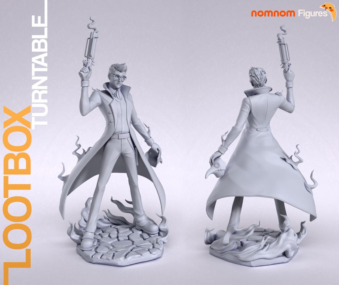 The Clockwork Marksman | Resin 3D Print | Nomnom Figures | Display ...
