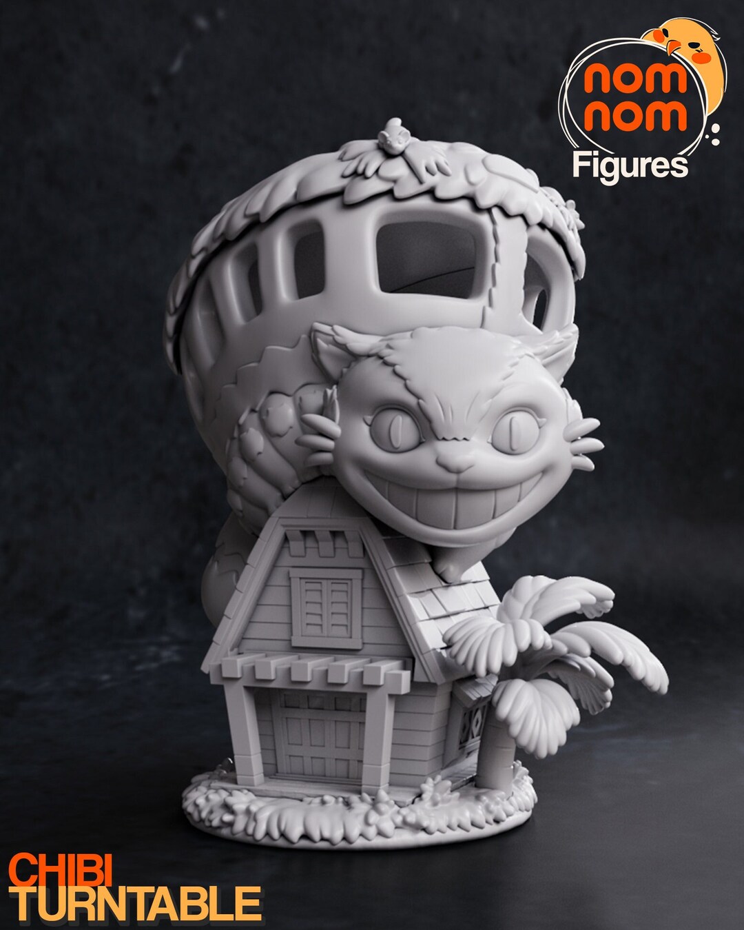 Chibi Fantasy Bus Resin 3D Print Anime Sculpture Model Kit UNPAINTED ...