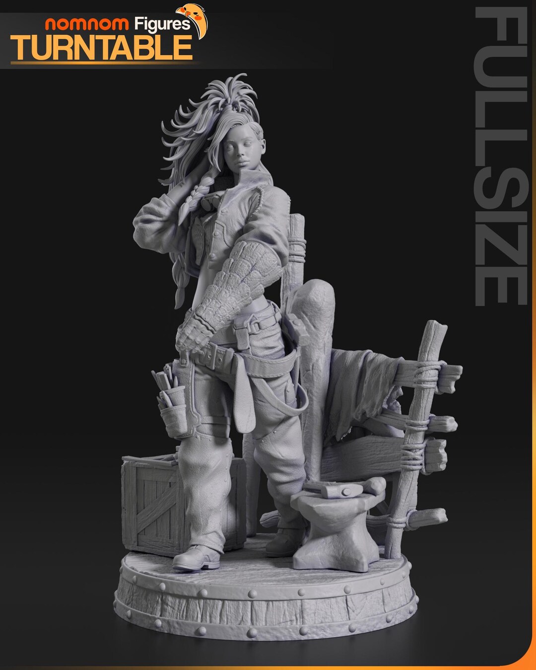 Blacksmith in the Wild | Resin 3D Print | Nomnom Figures | Display ...