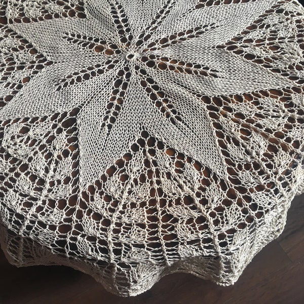 Knitted Doily - Etsy