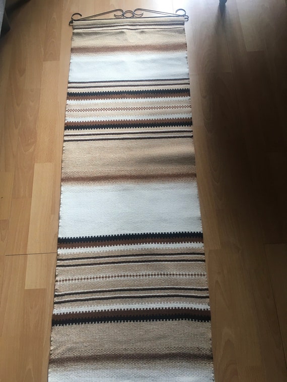 Long Finnish Raanu Woven Hanging.wall Decor.1980's | Etsy