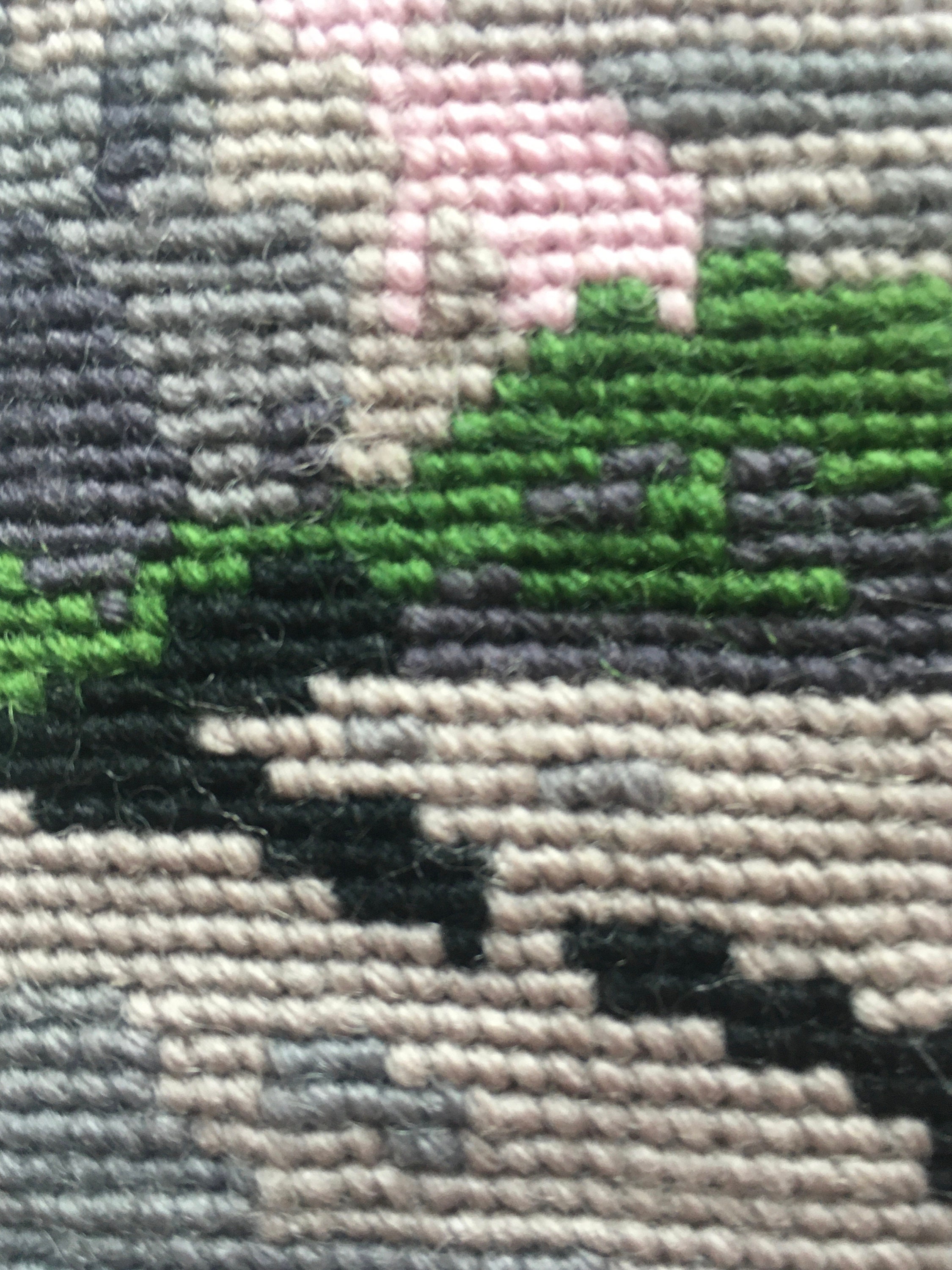 Vintage Danish Needlepoint Landscape evening by the | Etsy