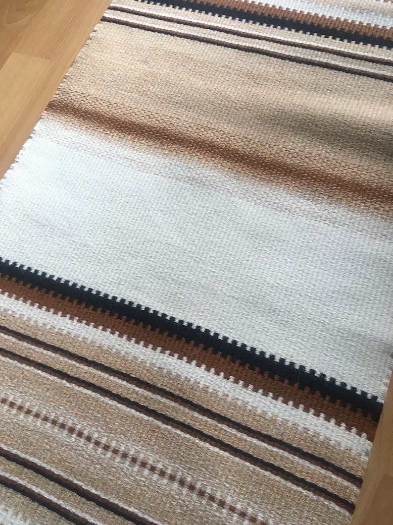 Long Finnish Raanu Woven Hanging.wall Decor.1980's | Etsy