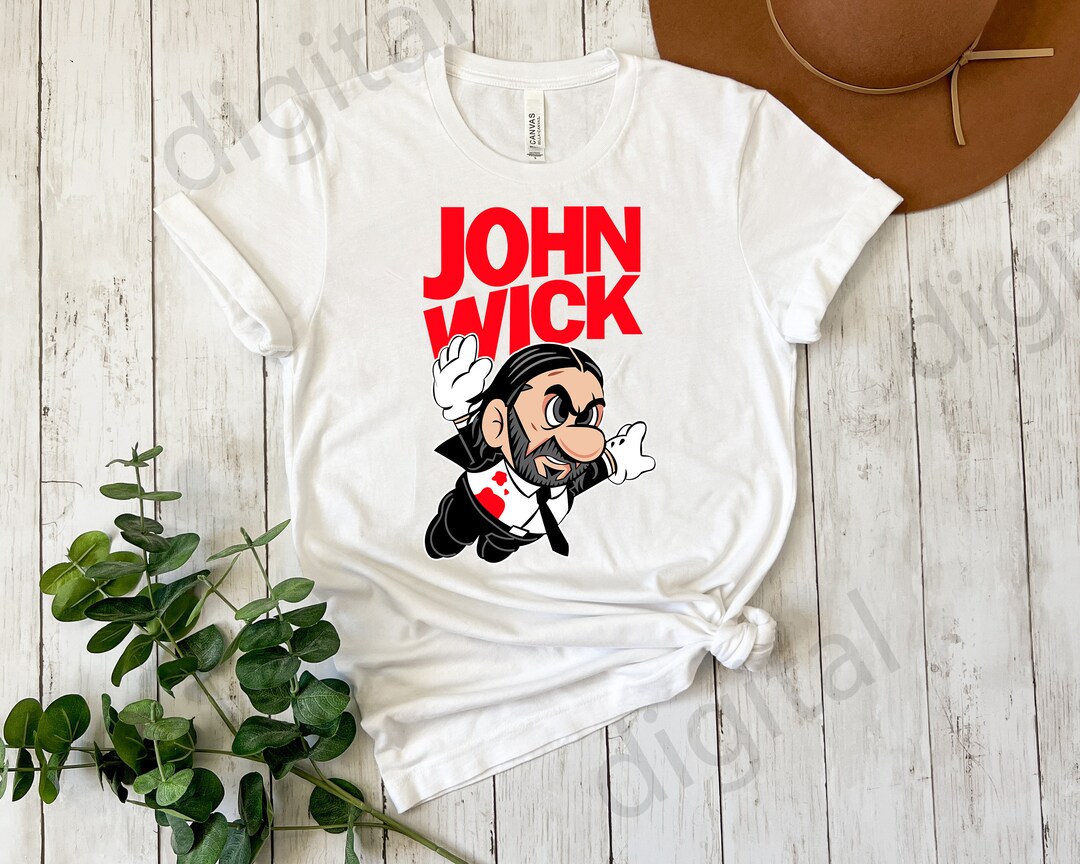 HOT John Wick Png File Super Mario Spray Paint Present - Etsy