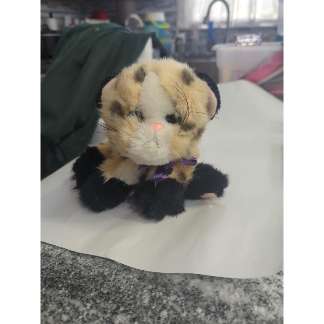 Vintage Tyco Kitty Kitty Jungle Kittens Plush Tan Leopard Spot Cat ...
