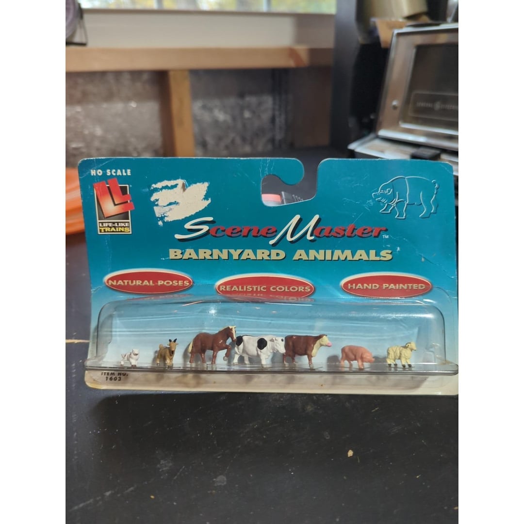 Vintage HO Scale Barnyard Animals Scene Masters #1603 New Sealed ...