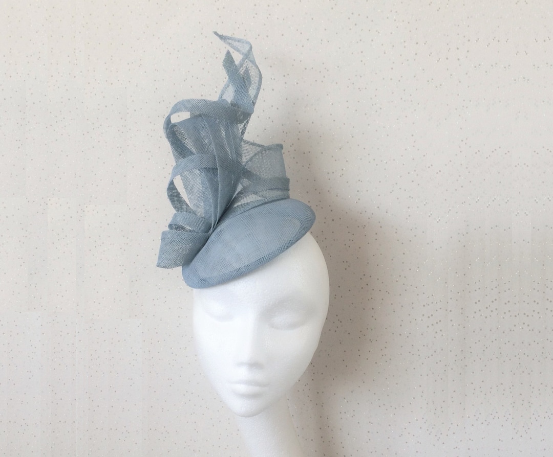 Pale Blue Wedding Fascinator Pastel Blue Fascinator Mother of the Bride ...