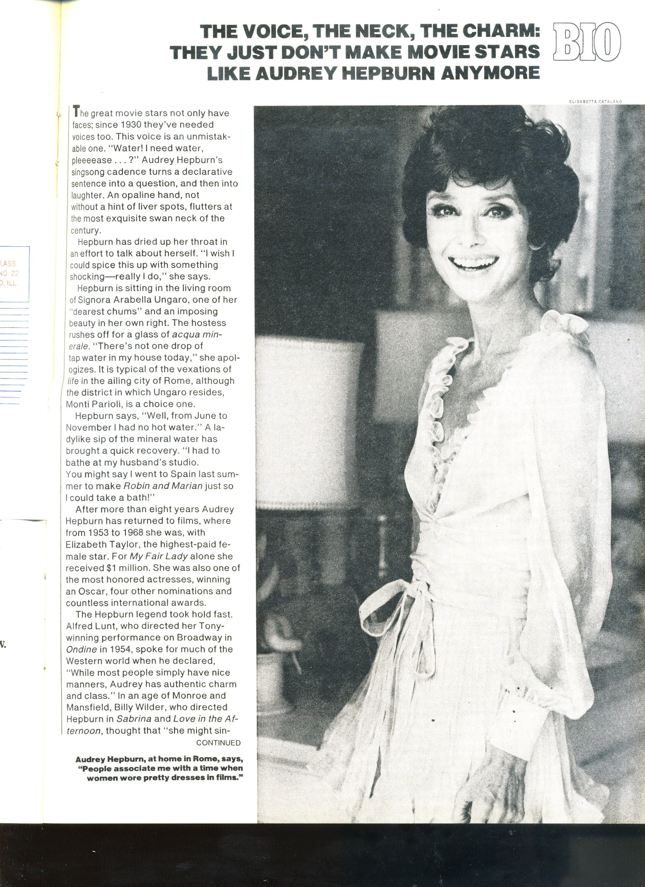 VTG People Weekly Magazine April 12 1976 Audrey Hepburn Cover Greta ...