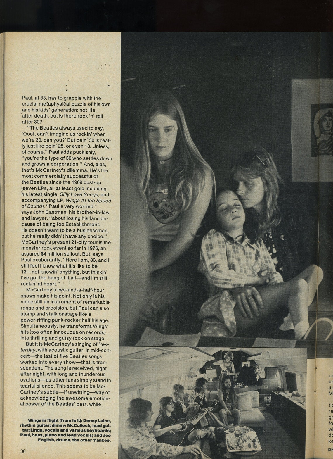 Vintage People Weekly Magazine June 7 1976 Paul Mccartney - Etsy