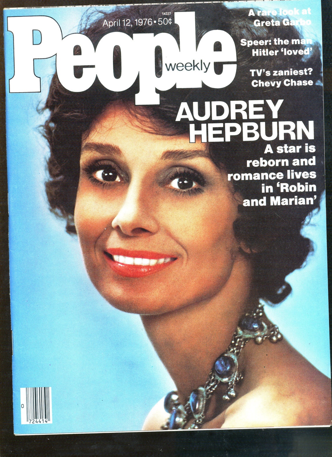 VTG People Weekly Magazine April 12 1976 Audrey Hepburn Cover Greta ...