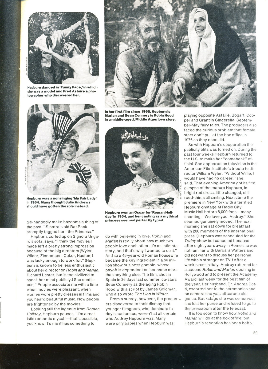 VTG People Weekly Magazine April 12 1976 Audrey Hepburn Cover Greta ...