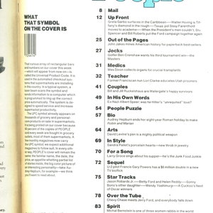 VTG People Weekly Magazine April 12 1976 Audrey Hepburn Cover Greta ...