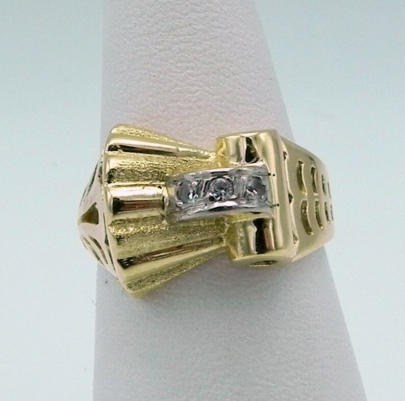 Diamonds Platinum Gold Chevalier Ring Antique Sortija Chevalier ...