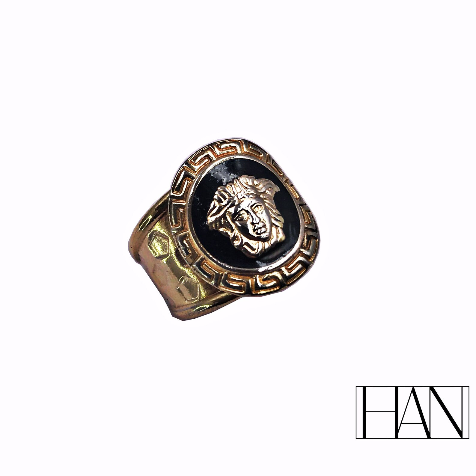 Versace Ring Gold / Anillo Versace Oro - Etsy