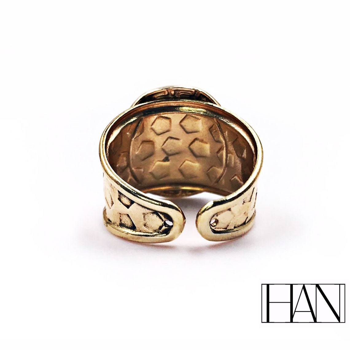 Versace Ring Gold / Anillo Versace Oro - Etsy