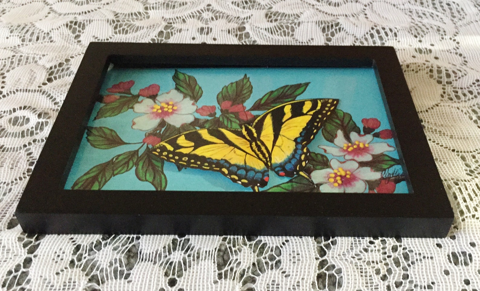 Bright Yellow "tiger Swallowtail" Butterfly 3D Greeting Card - Etsy