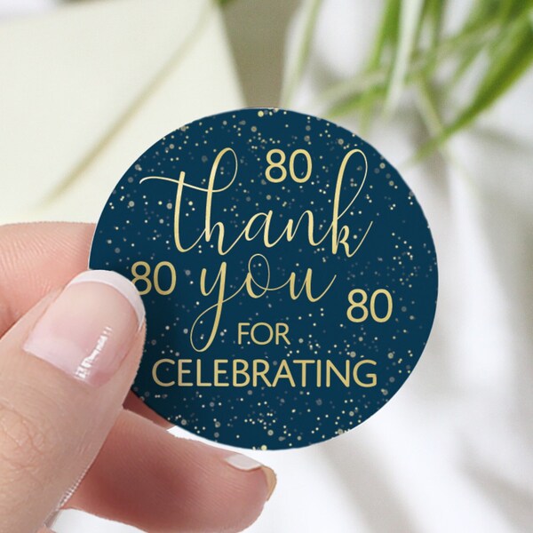 Blue and Silver 80th Birthday Decorations - Etsy