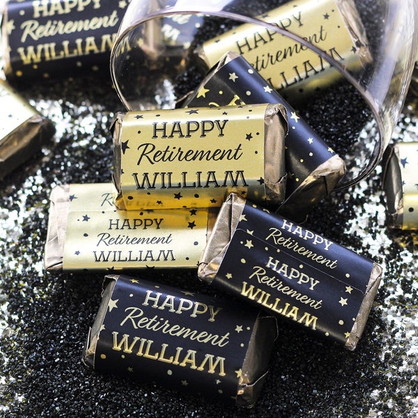 Retirement Candy Bar - Etsy