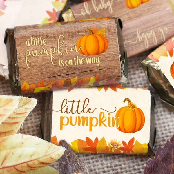 Pumpkin Miniature Candy Wrapper - Etsy