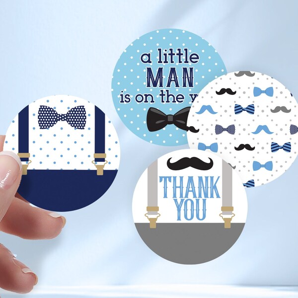 Little Man Stickers - Etsy