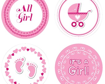 Its a girl stickers | Etsy