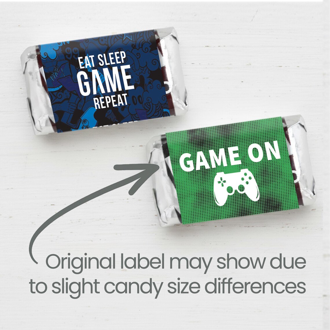 Video Game Birthday Party Candy Bar Stickers, Level up Favors - Etsy