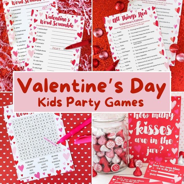 Valentines Games - Etsy