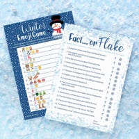 January Trivia Game, Winter Trivia Quiz, Winter Season Game, Holiday ...