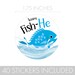 Fish-he or Fish-she Baby Gender Reveal Stickers Team Boy or Team Girl ...