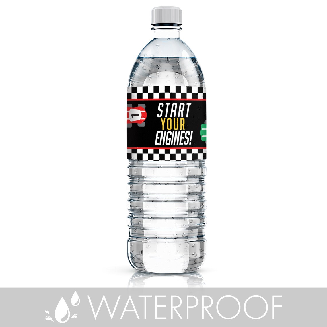 Race Car Party Water Bottle Favors Kids Birthday Party - Etsy