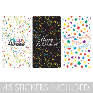 Retirement Candy Wrapper for Miniature Chocolates Happy Retirement ...