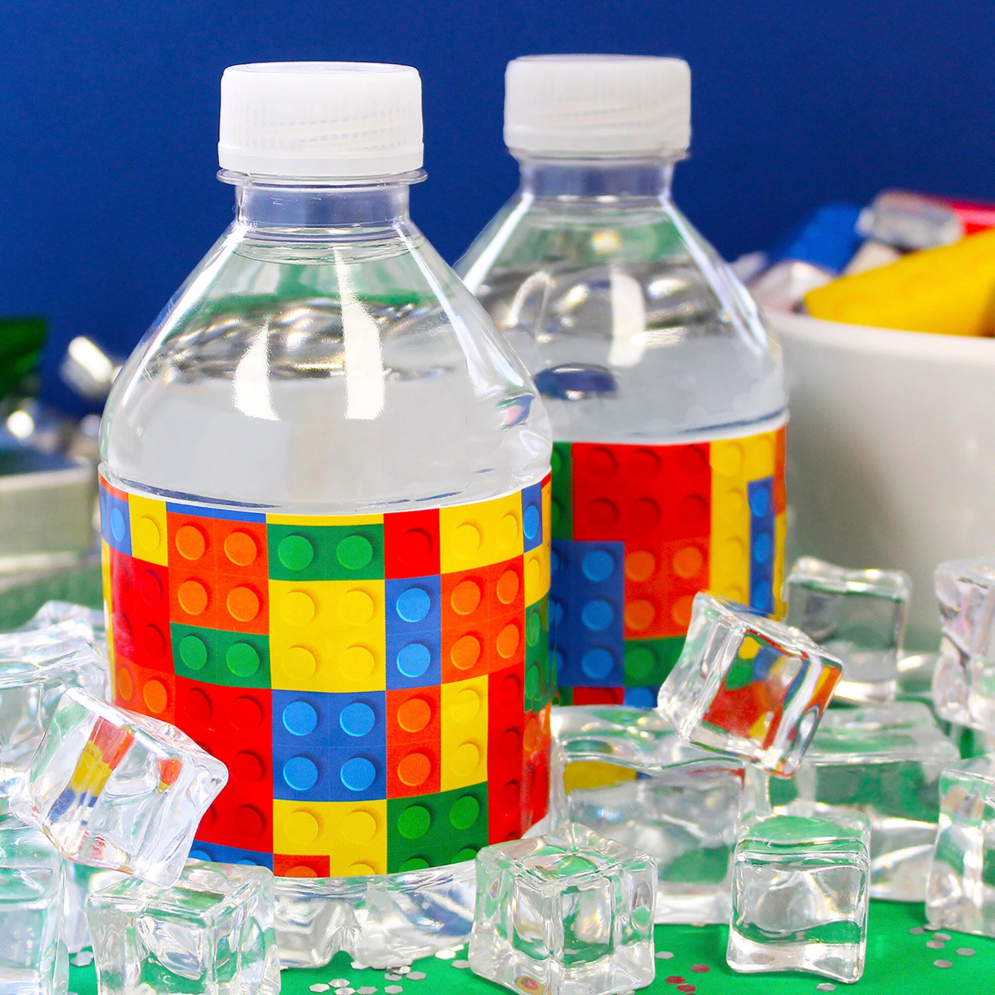 Lego City Water Bottle Labels
