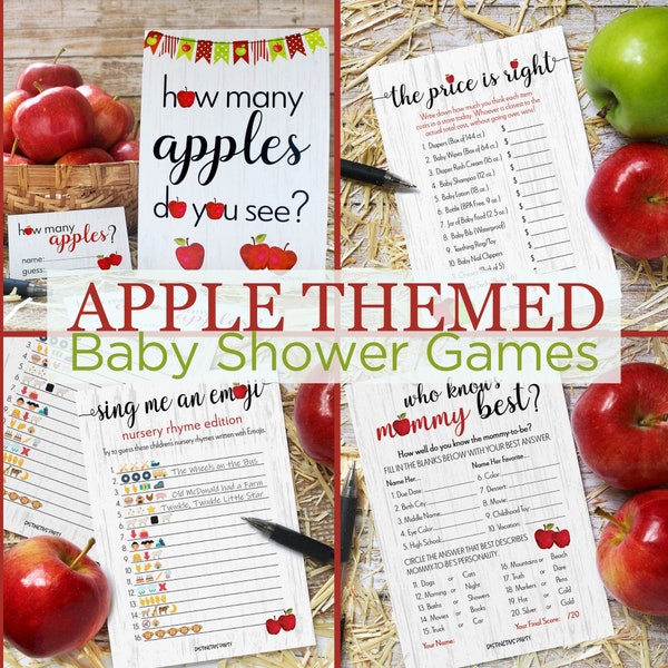 Apple Baby Shower - Etsy