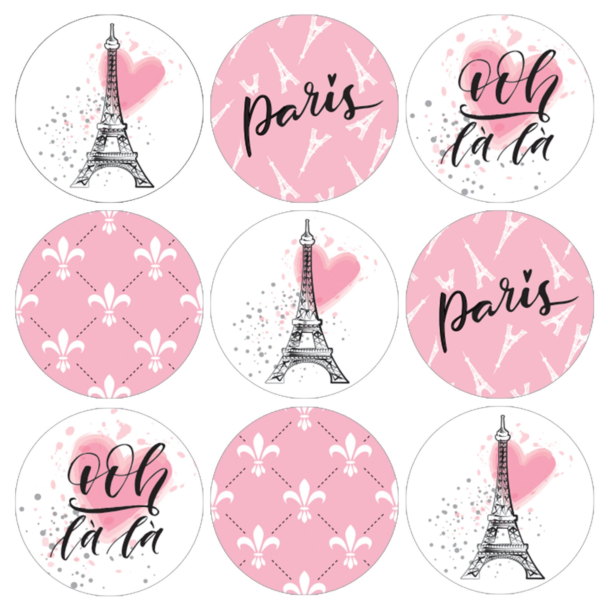 Paris Party Stickers for Chocolate Kisses French Sweet 16 - Etsy