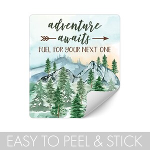 Little Adventurer Baby Shower Party Favor Trail Mix Bag Stickers ...