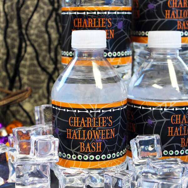 Spooky Bottle Label - Etsy