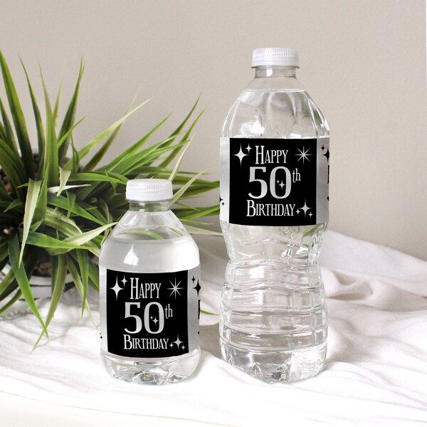 50th Birthday Labels - Etsy