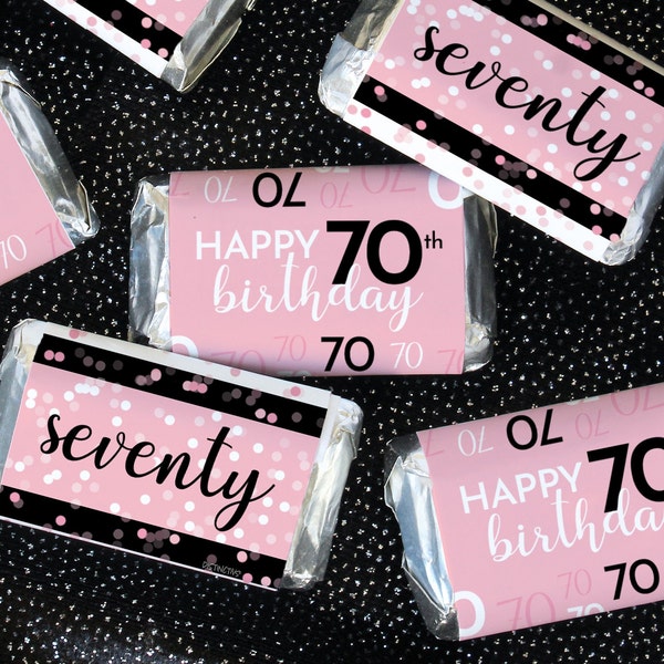 Candy Favors for 70th Birthday - Etsy