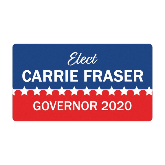 Custom Political Campaign Stickers - 750 Rectangular Labels - Americana ...