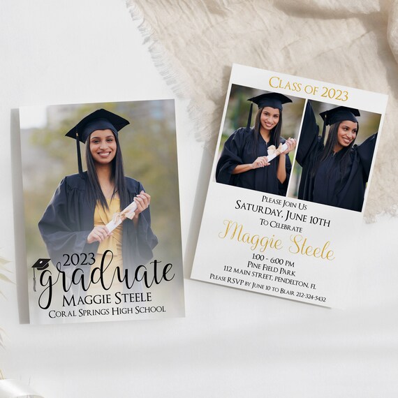 College Graduation Invitations Templates