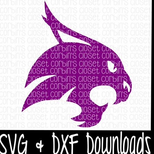Bobcat Powercat Mascot Cutting File SVG & DXF Files - Etsy
